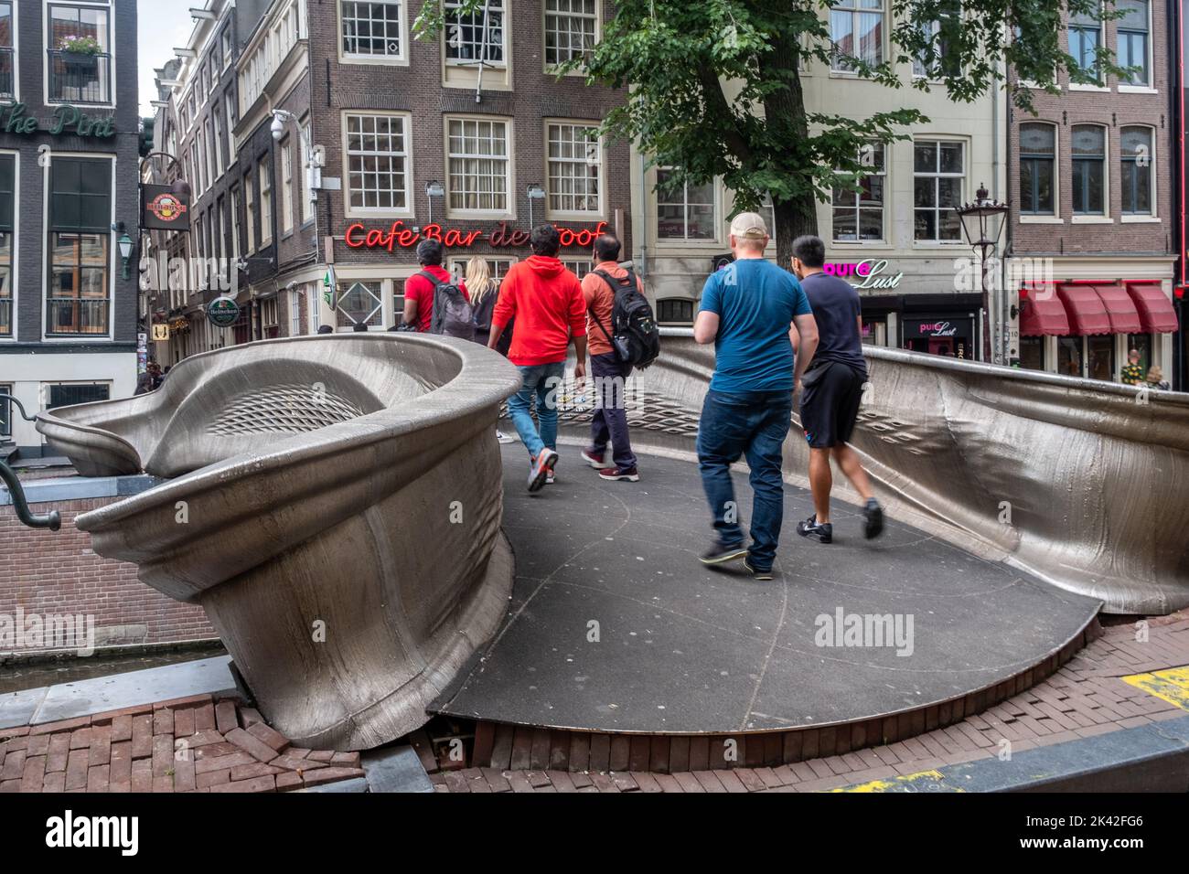 MX3D Bridge, De Wallen, Amsterdam, The Netherlands Stock Photo - Alamy