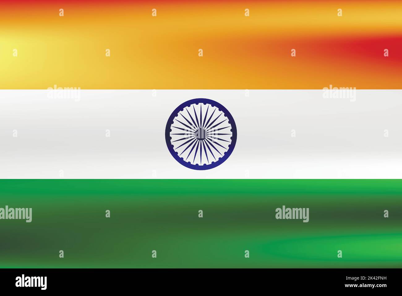 Flag of India. Indian national symbol in official colors. Template icon ...