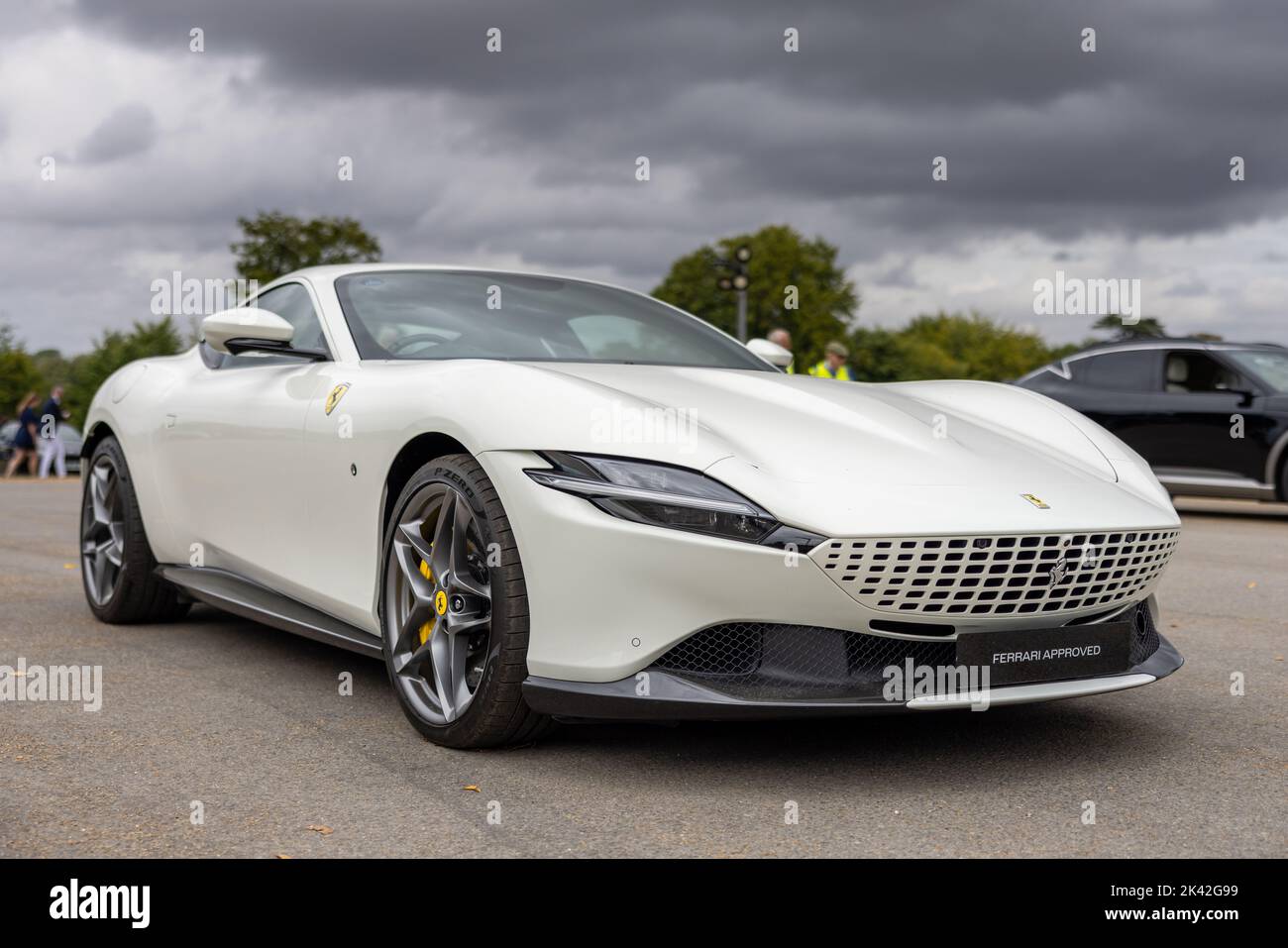 Ferrari Roma, on display at the Salon Privé Concours d’Elégance motor ...