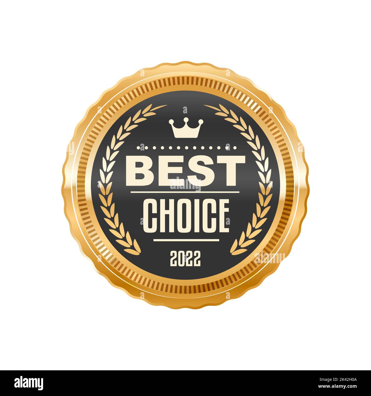 Best choice golden badge and product recommendation label. Product ...