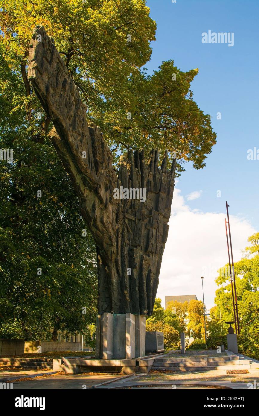 Ljubljana,Slovenia-Sept 4 2022. Monument to the Revolution in Republic ...