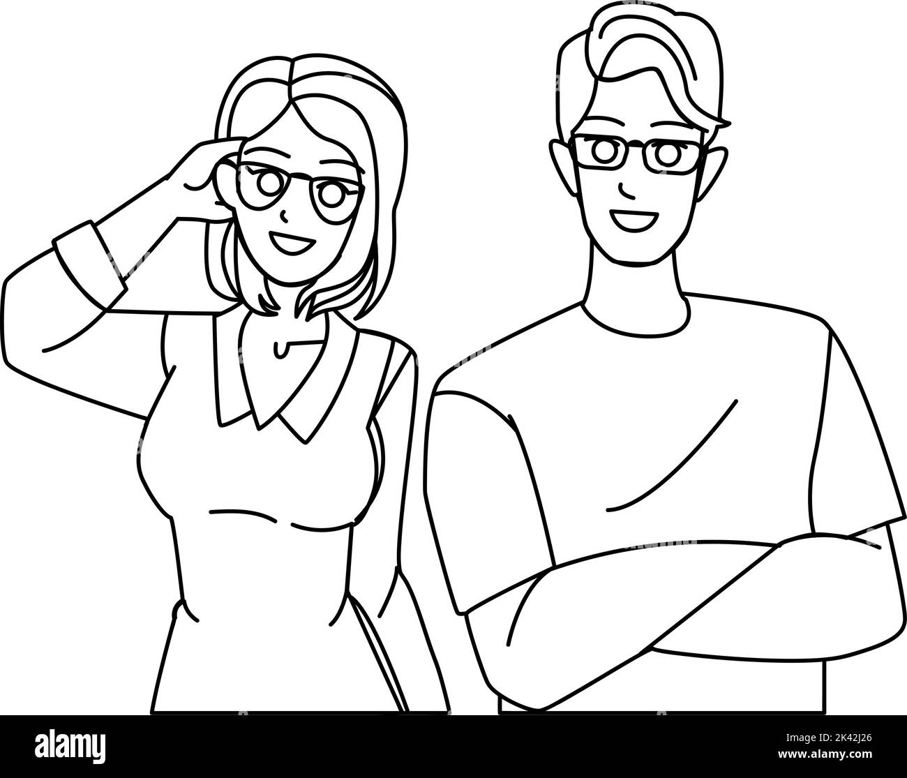 couple glasses vector Stock Vector Image & Art - Alamy