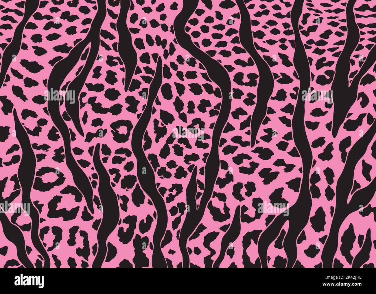 Pink Leopard zebra pattern design. Vector illustration background Stock ...