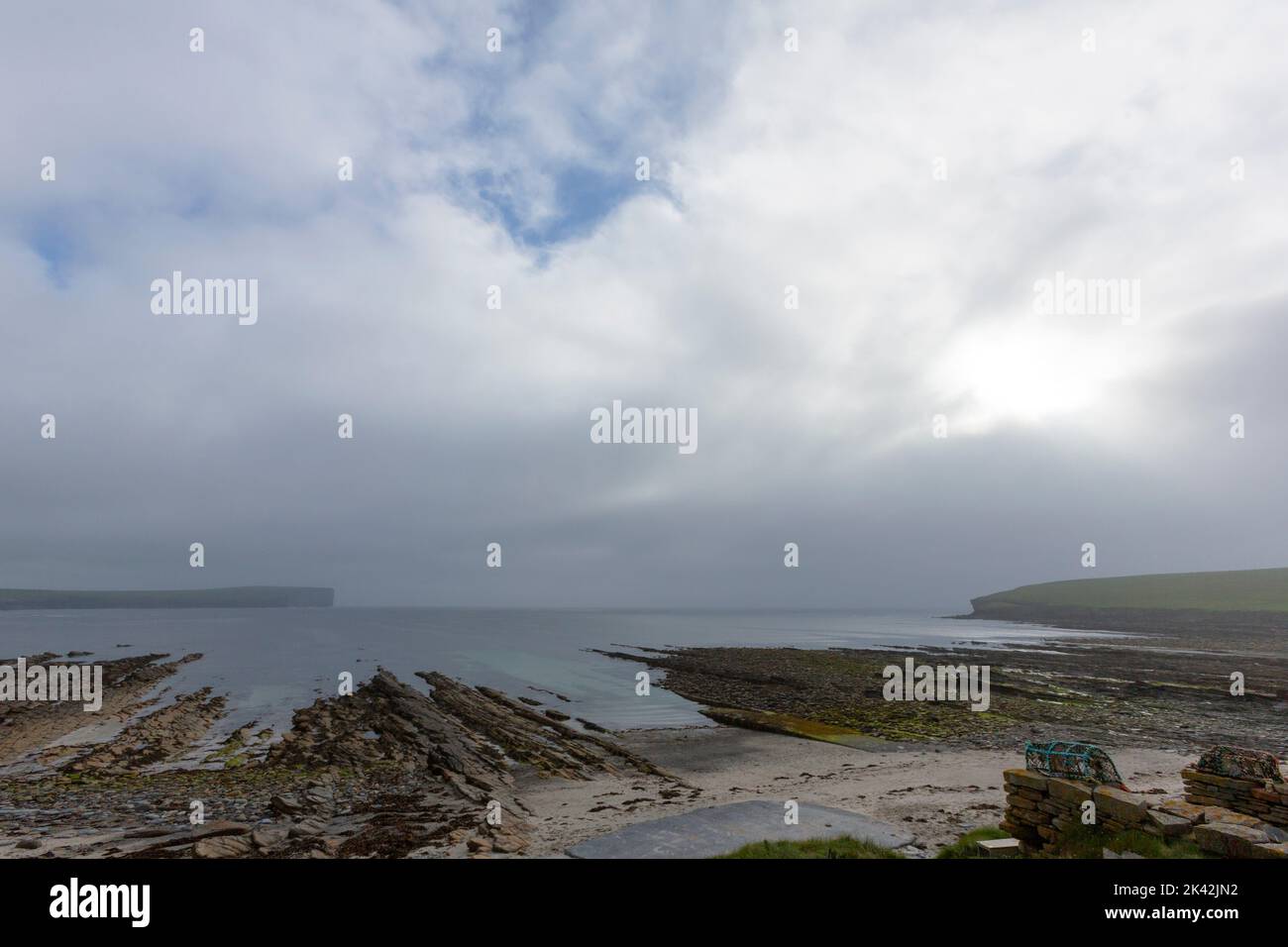 Rocks in beach in Brough of Birsay, The Mainland of Orkney, Scotland ...