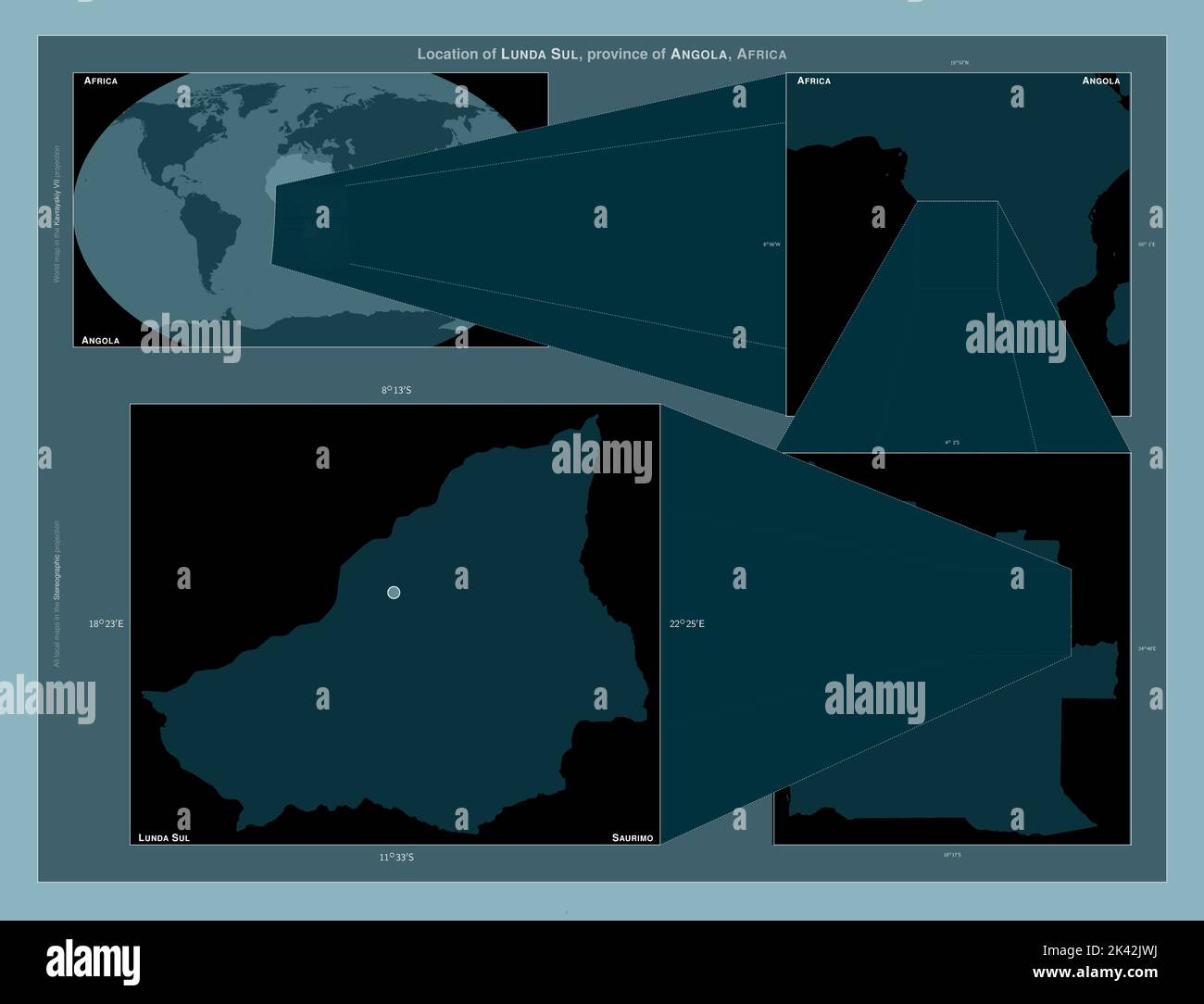 Luanda on map Stock Vector Images - Alamy