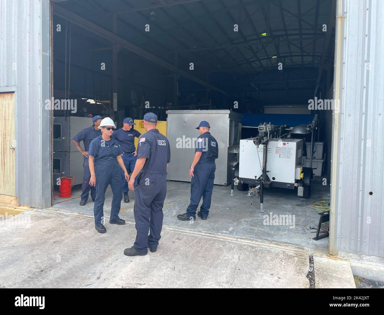 Florida, USA. 27th Sep, 2022. U.S. Coast Guard crews from Sector Key ...
