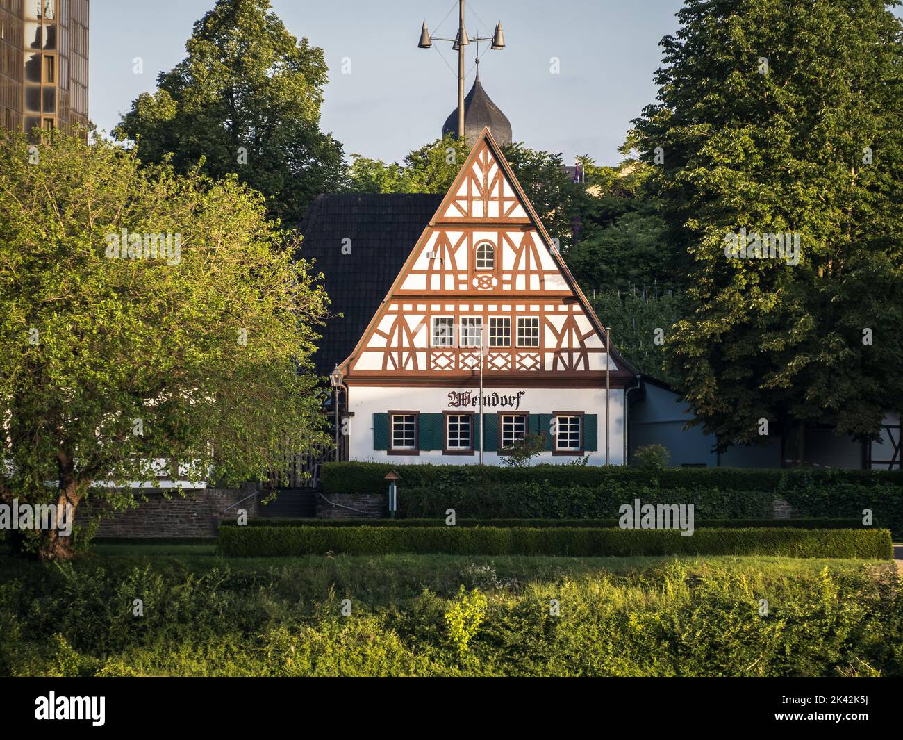 The Weindorf house, Koblenz, Germany Stock Photo - Alamy