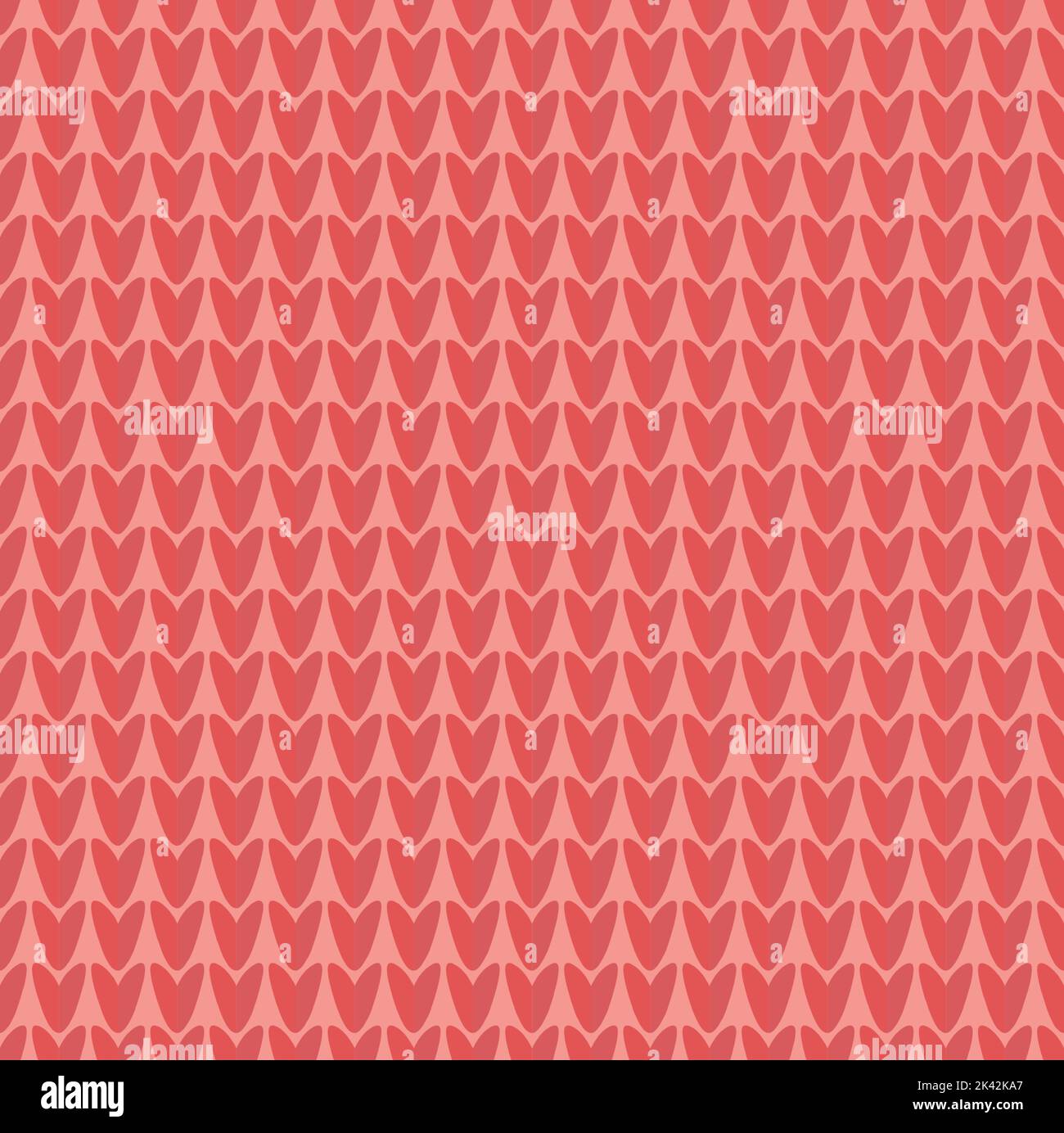 Seamless knitted pattern, red background. Vector illustration Stock ...