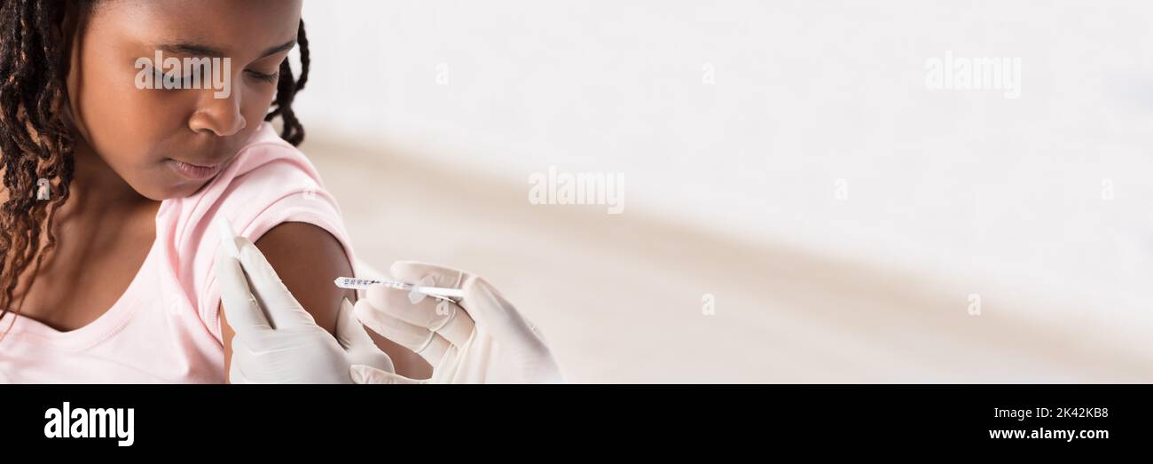 African American Injection Diabetic Patient Injection By Doctor Stock ...