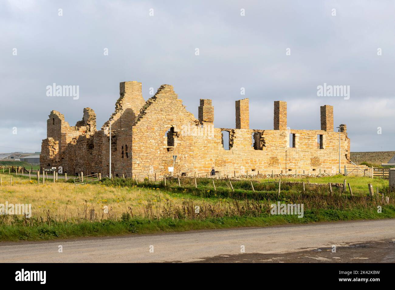 Birsay Earl's Palace, ruined 16th-century castle. Brough of Birsay, The ...