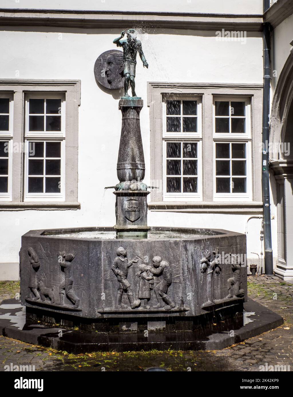 Schängelbrunnen fountain, Koblenz, Germany Stock Photo - Alamy