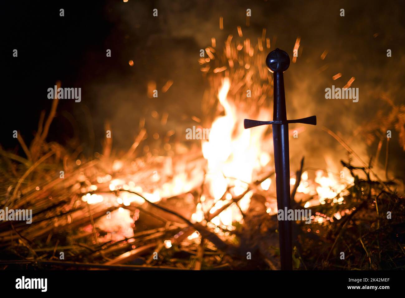 With fire and sword hi-res stock photography and images - Alamy