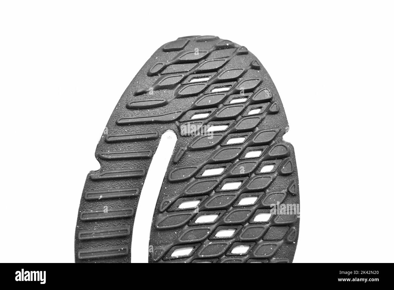 Sports shoe sole isolated on white background Stock Photo - Alamy