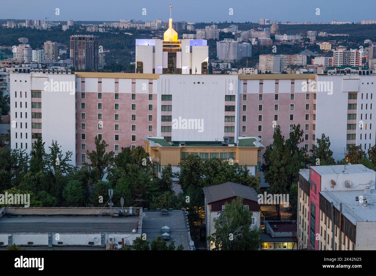 Parliament building of Moldova views Stock Photo - Alamy