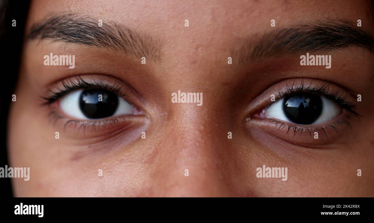 Child eyes close-up, kid closes eyes, person opening eyes Stock Photo ...