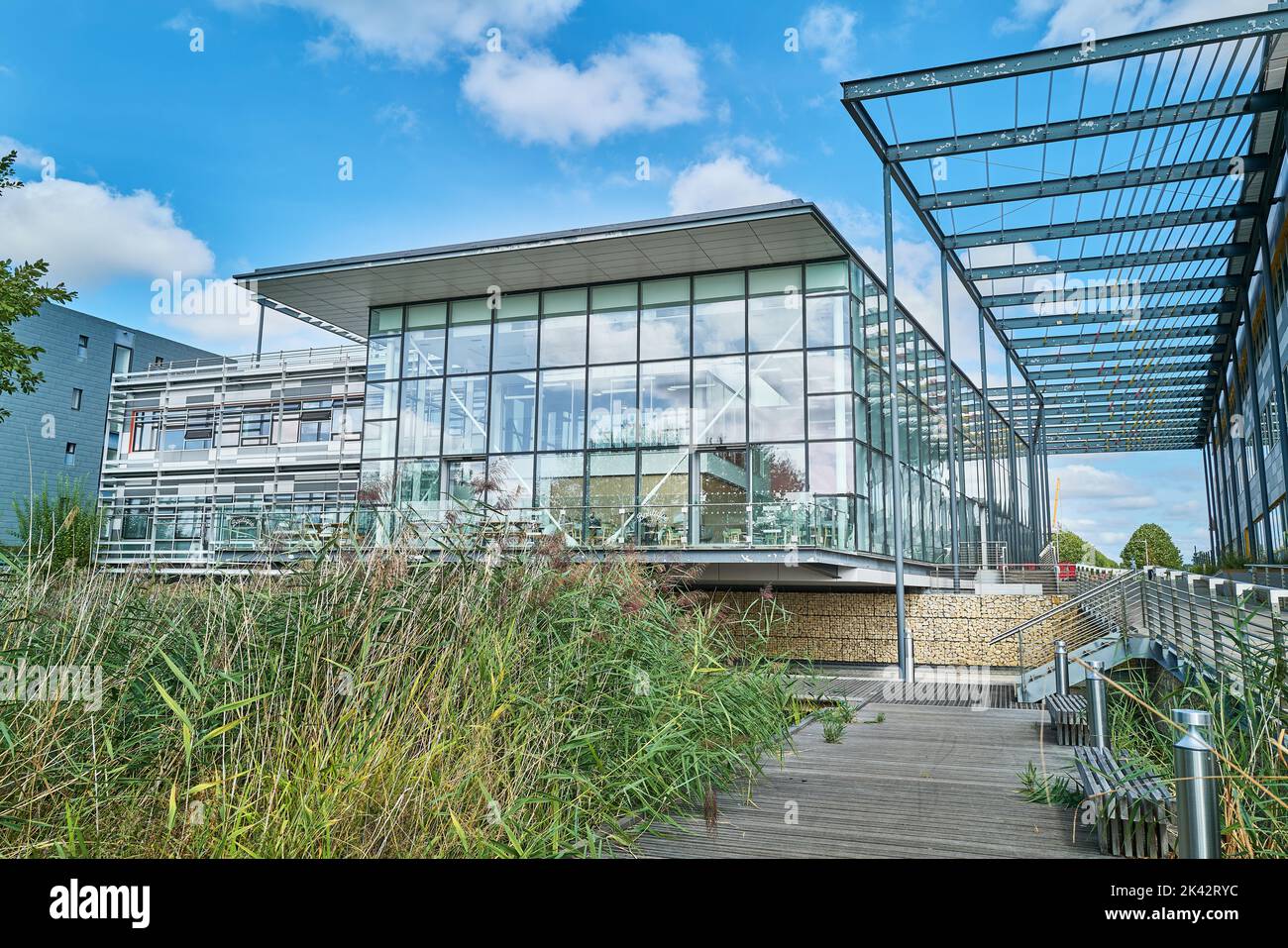 Hauser forum (with Entrepeneurship Centre and Broers Building), by the ...