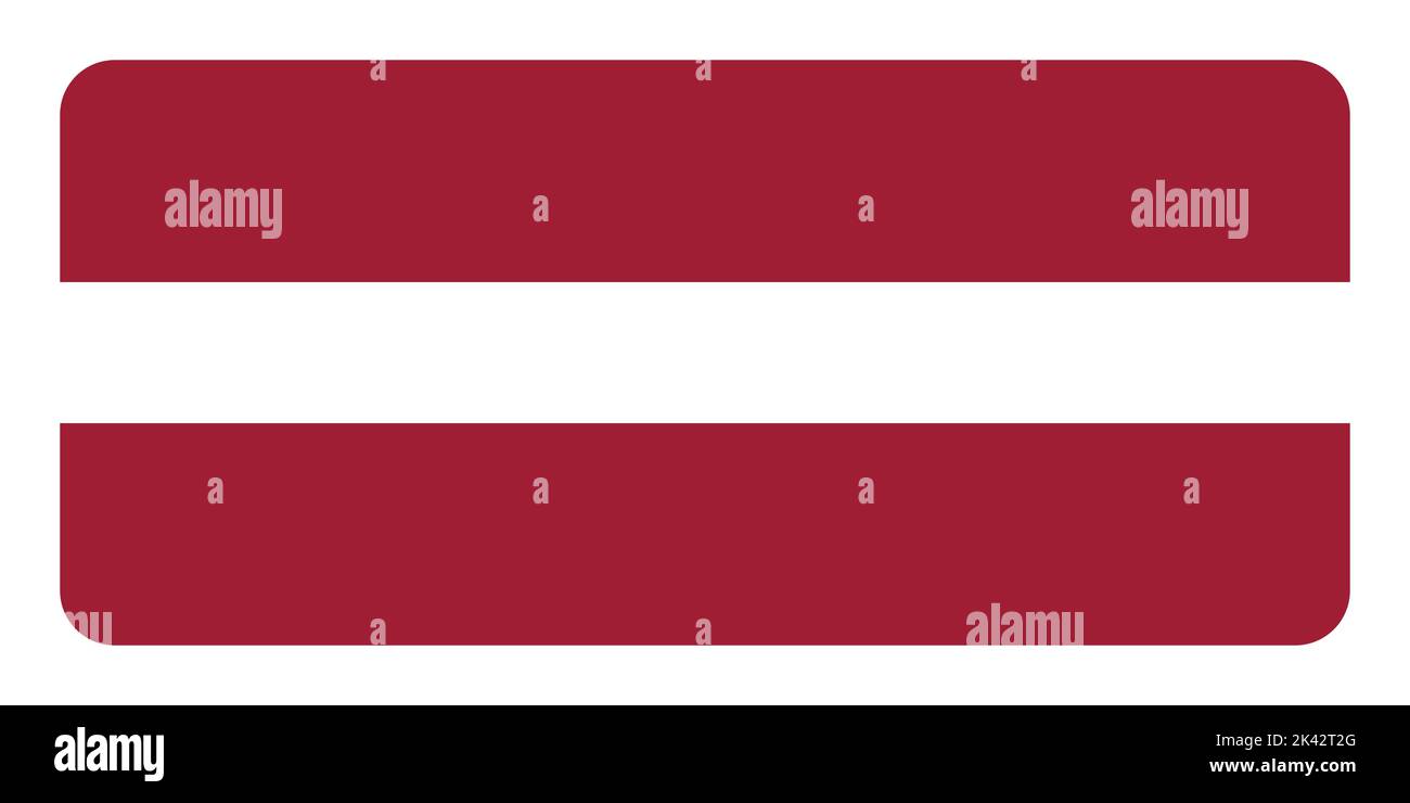 Flag of Latvia. Latvian national symbol in official colors. Template icon. Abstract vector ...