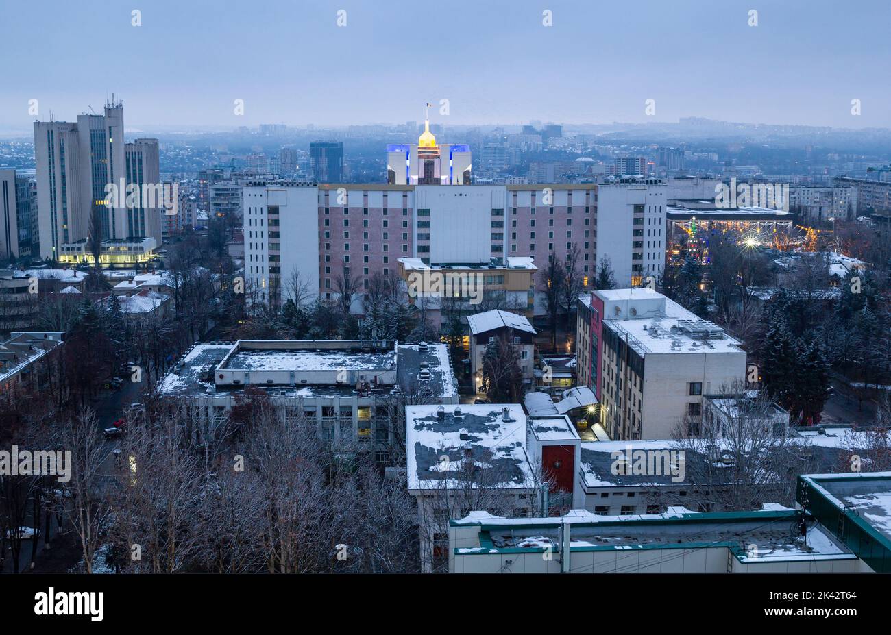 Parliament building of Moldova views Stock Photo - Alamy