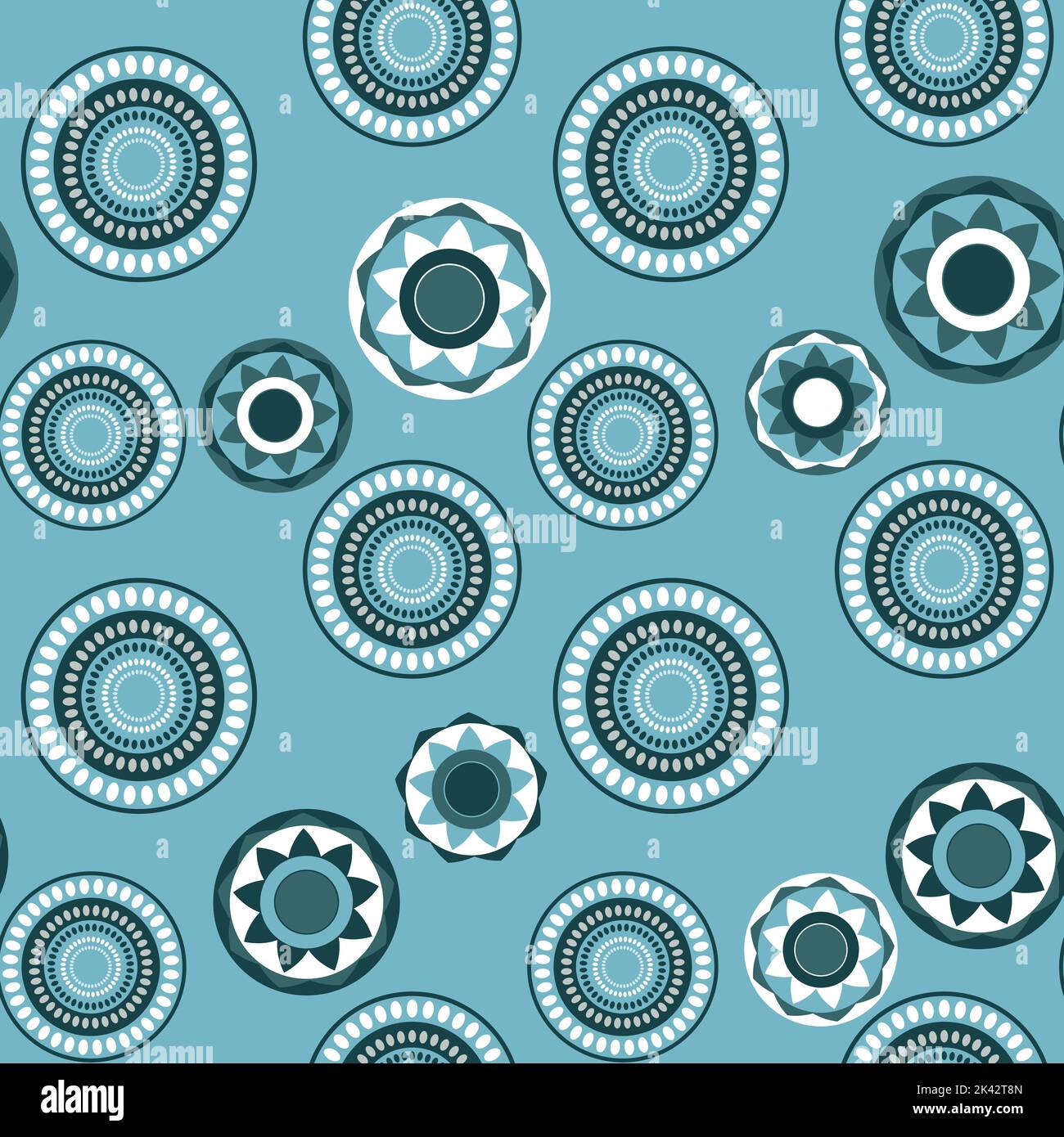 Seamless pattern with geometric aboriginal ornament. Ethnic tribal ...