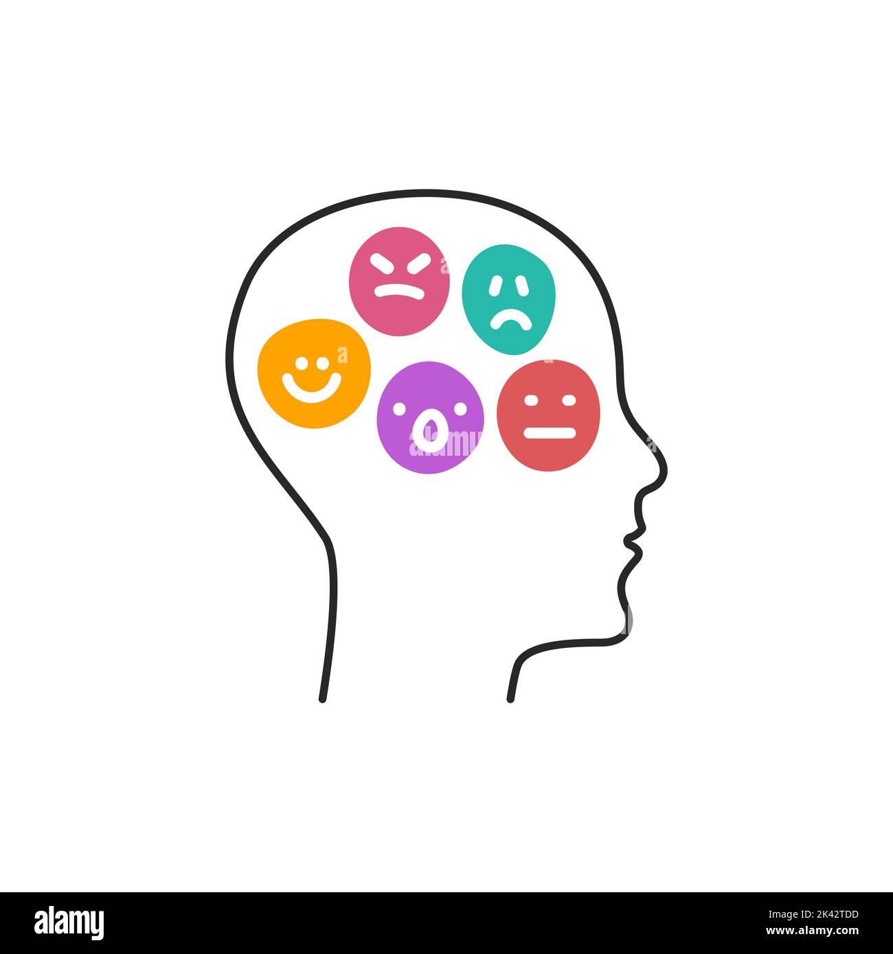Schizophrenia, manic depressive psychosis, bipolar disorder logo ...