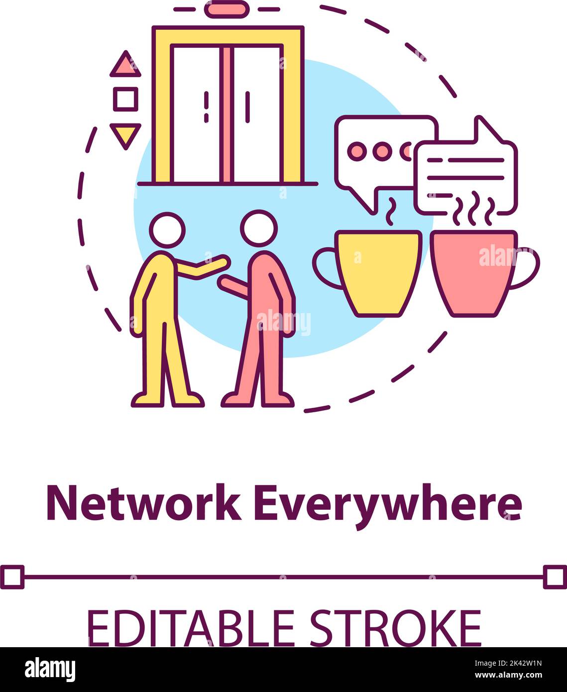 Network everywhere concept icon Stock Vector Image & Art - Alamy
