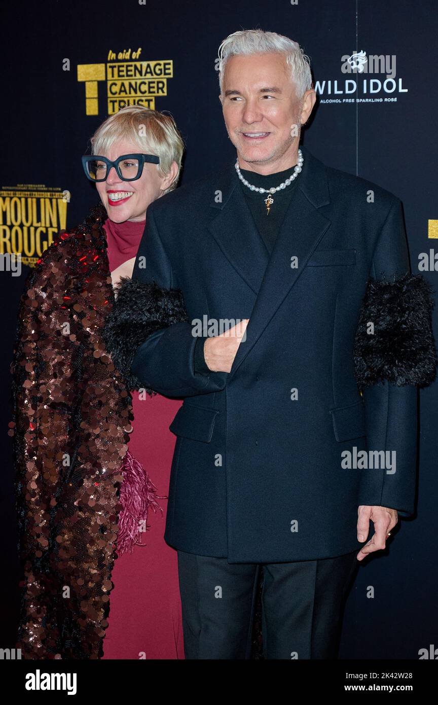 London, UK . 29 September, 2022 . Baz Luhrmann and Catherine Martin ...