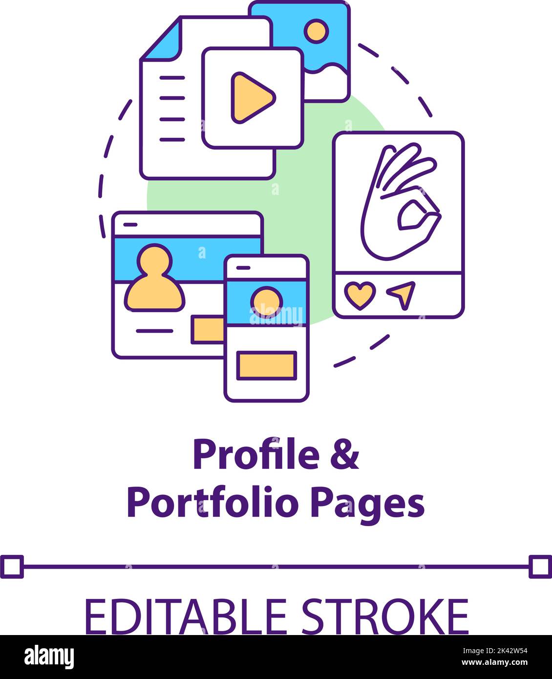 Portfolio card Cut Out Stock Images & Pictures - Alamy