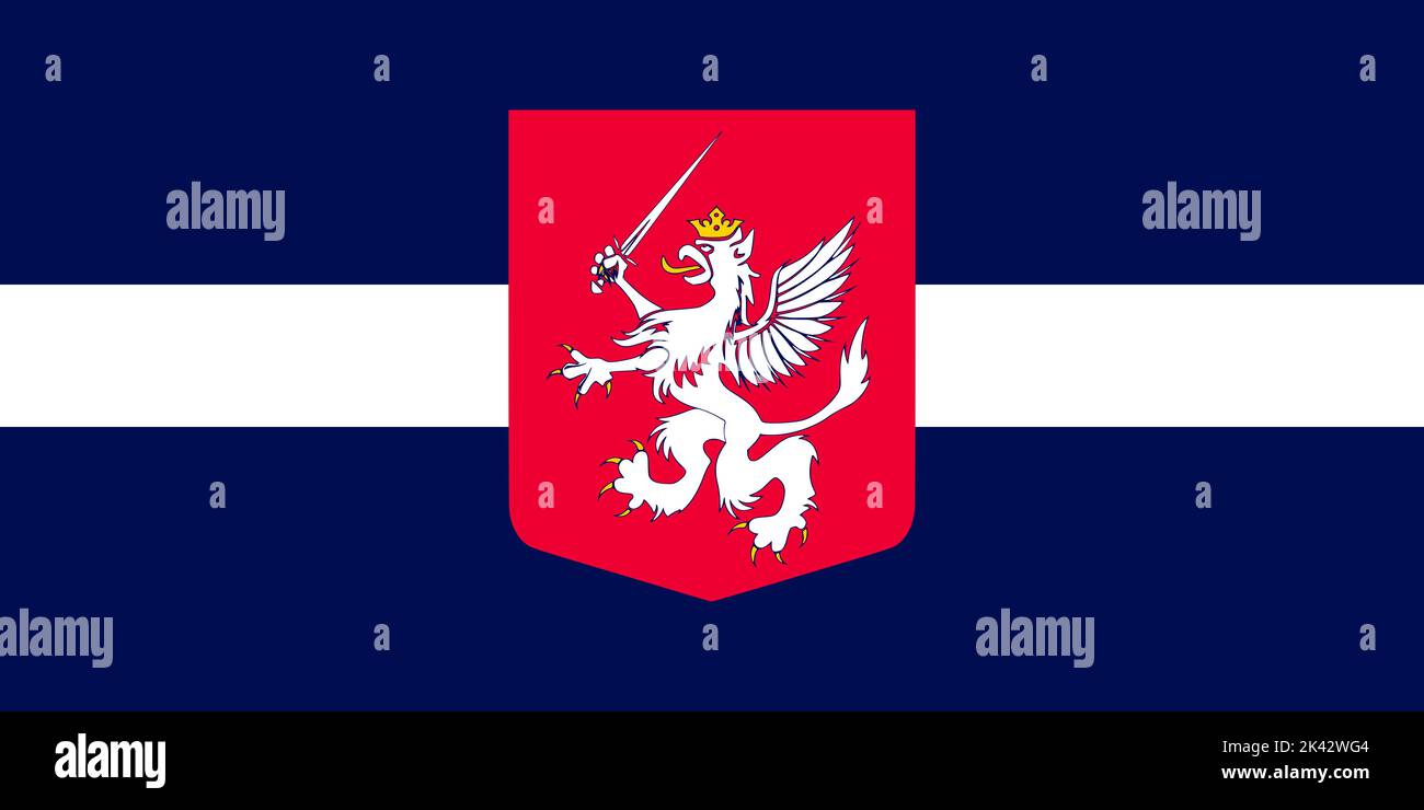flag of Baltic peoples Latgalians. flag representing ethnic group or ...