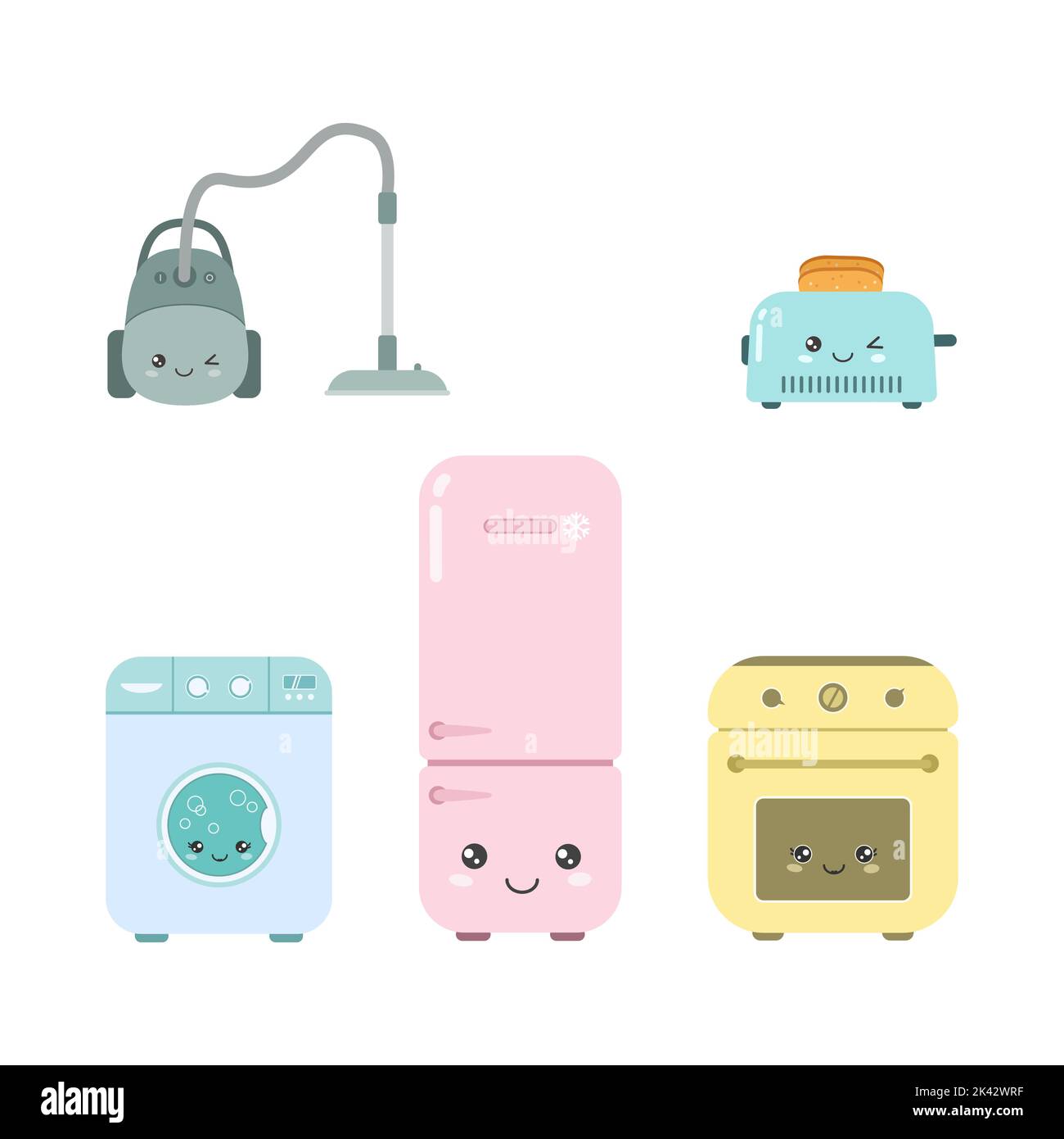 Cute Oven Cartoon