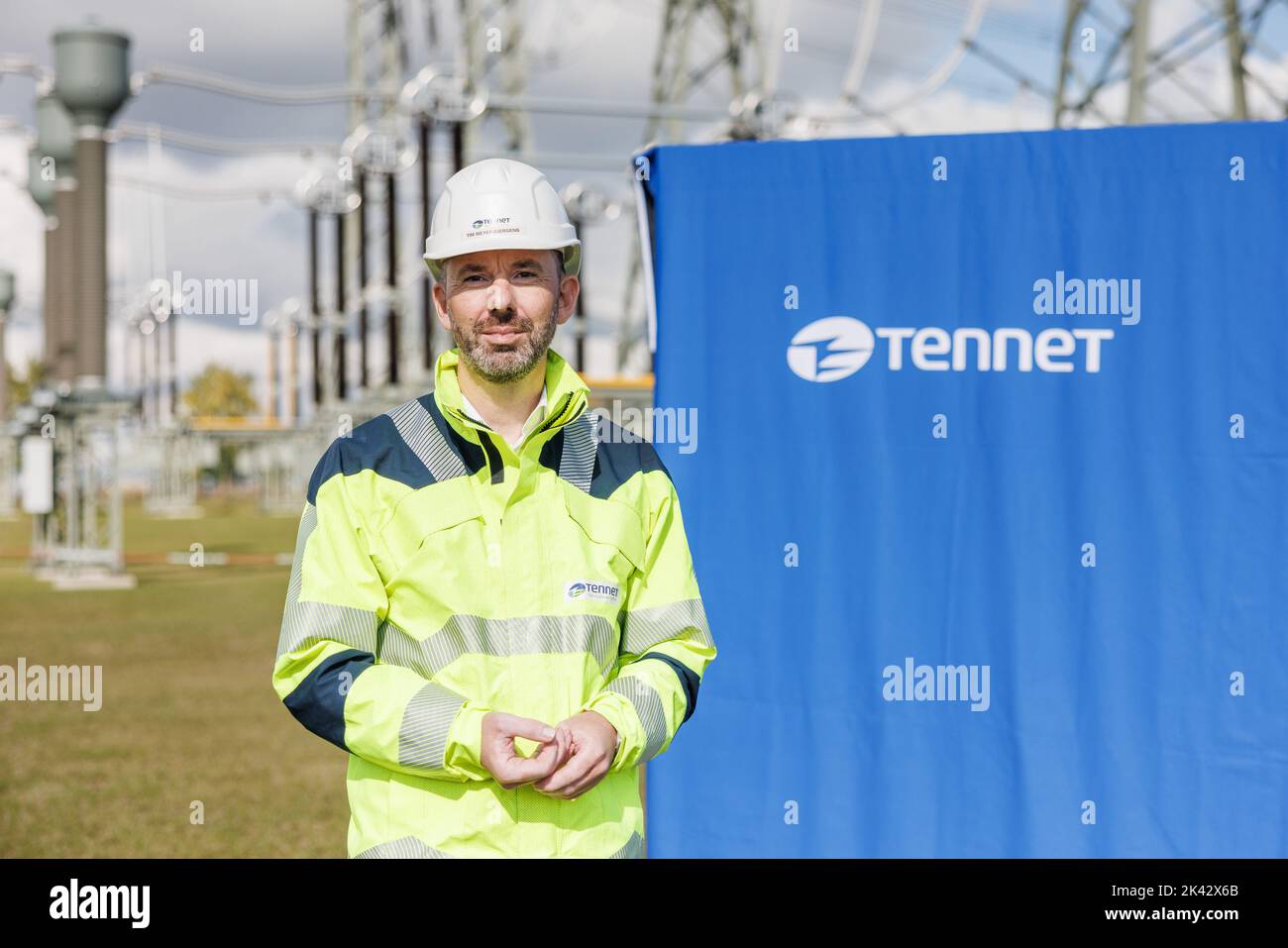 Lamspringe, Germany. 29th Sep, 2022. Tim Meyerjürgens, Tennet Managing ...