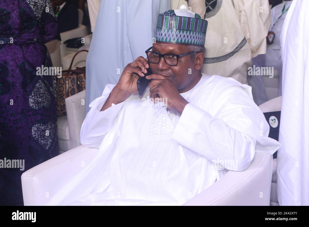 Portrait of Politician Aliko Dangote. Nigeria Stock Photo - Alamy