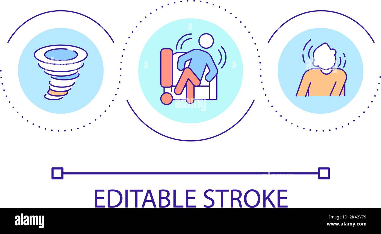 Horizontal vertigo Stock Vector Images - Alamy