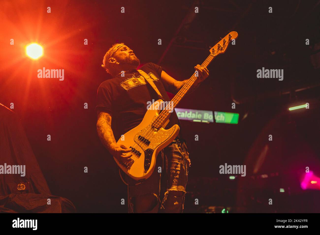American singer 44Phantom performs live Mediolanum Forum in Milan as ...