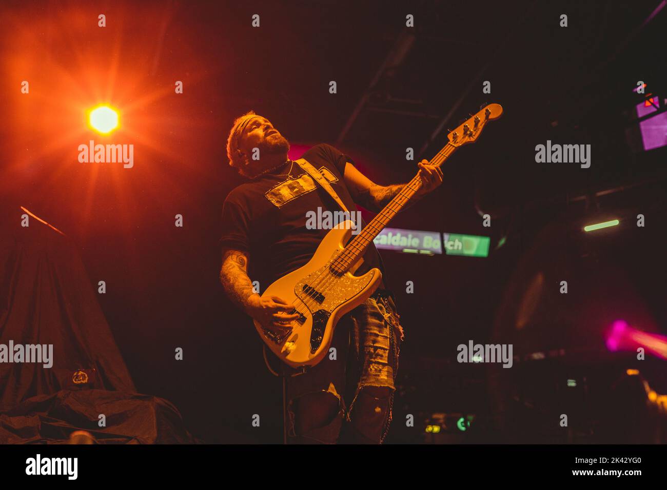 American singer 44Phantom performs live Mediolanum Forum in Milan as ...