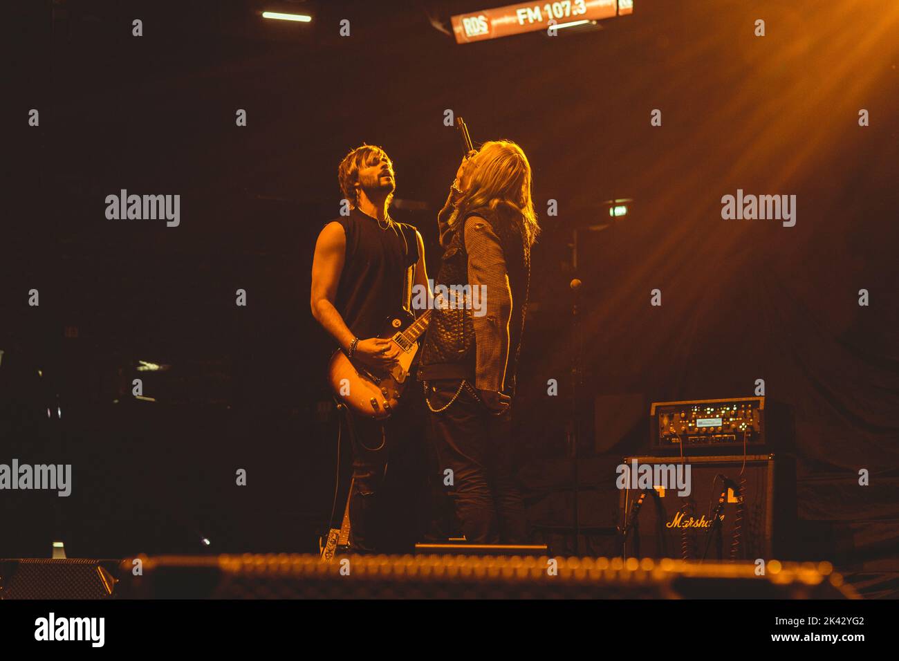 American singer 44Phantom performs live Mediolanum Forum in Milan as ...