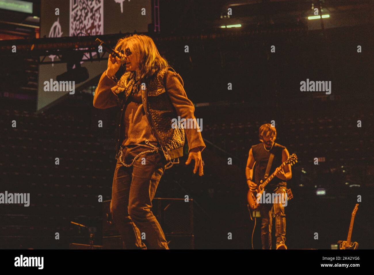 American singer 44Phantom performs live Mediolanum Forum in Milan as ...