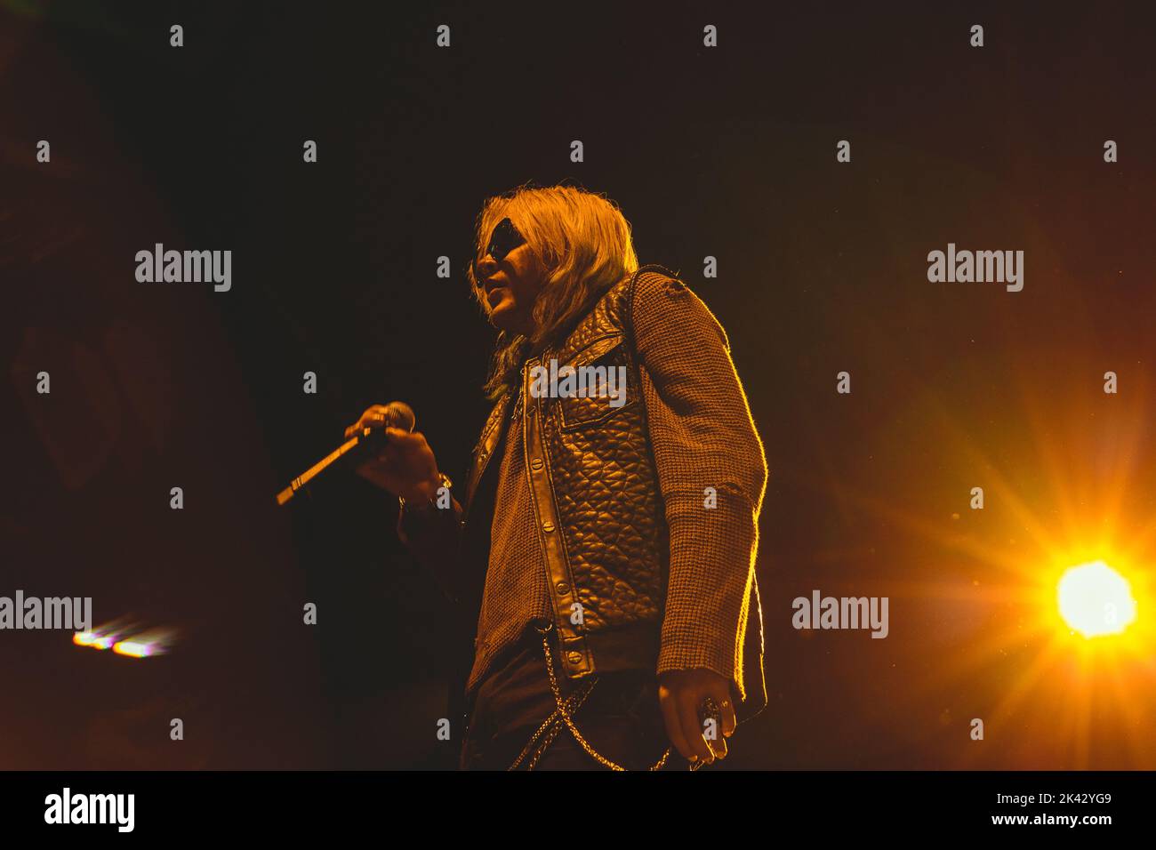 American singer 44Phantom performs live Mediolanum Forum in Milan as ...