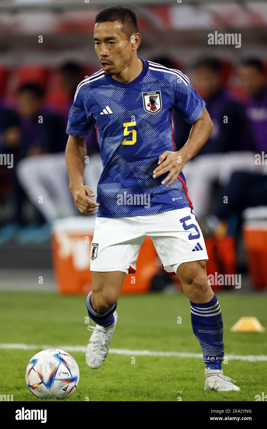 DUSSELDORF - Yuto Nagatomo of Japan during the international friendly ...