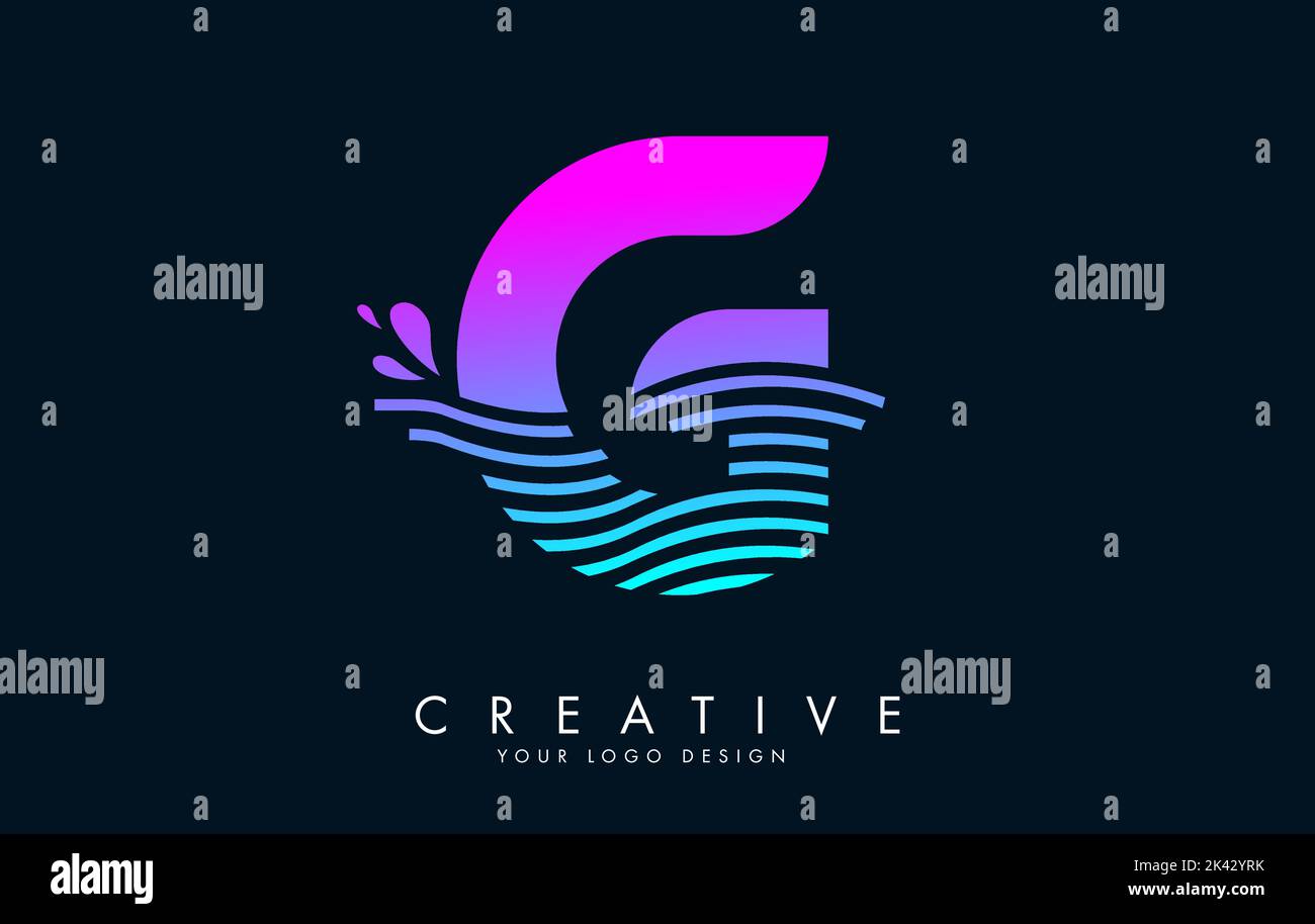 Water letter g hi-res stock photography and images - Alamy