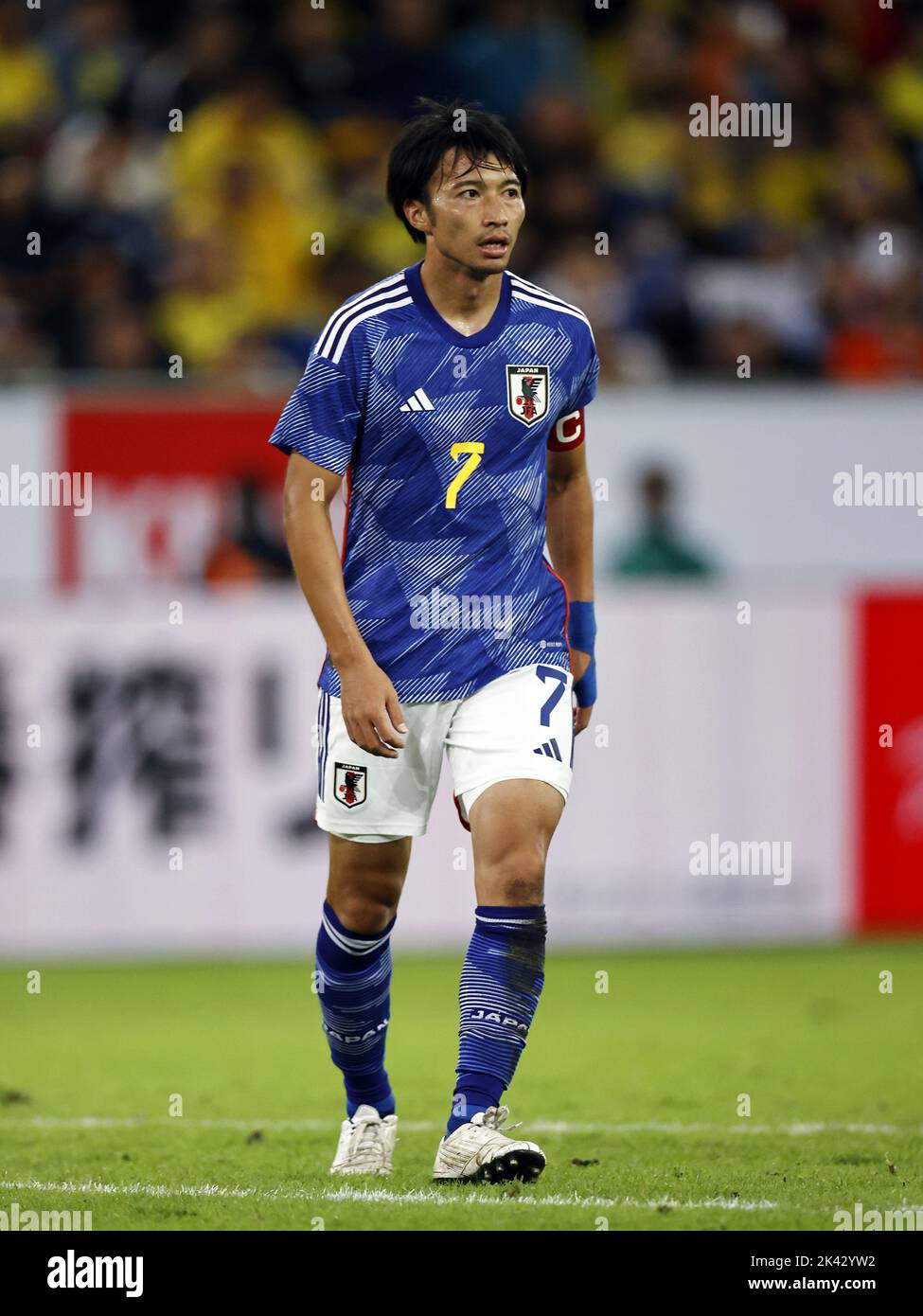 DUSSELDORF - Gaku Shibasaki of Japan during the international friendly match between Japan and ...