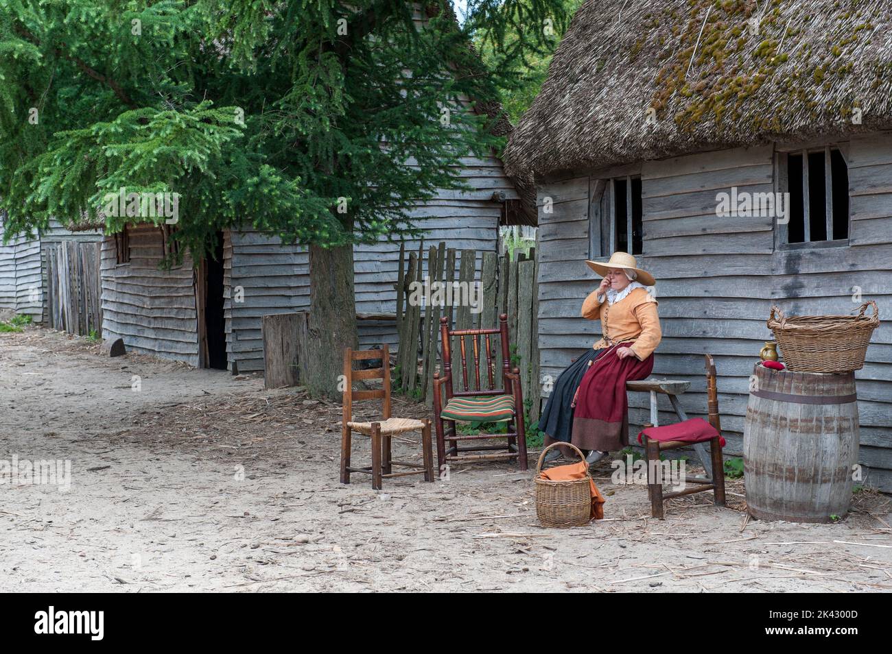 Plimoth Patuxet replicates the original settlement of the Pilgrims at ...