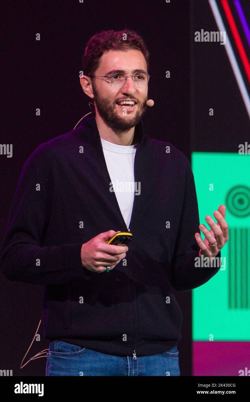 Torino, Italy. 29th September 2022. Simone Mancini, CEO & founder of ...