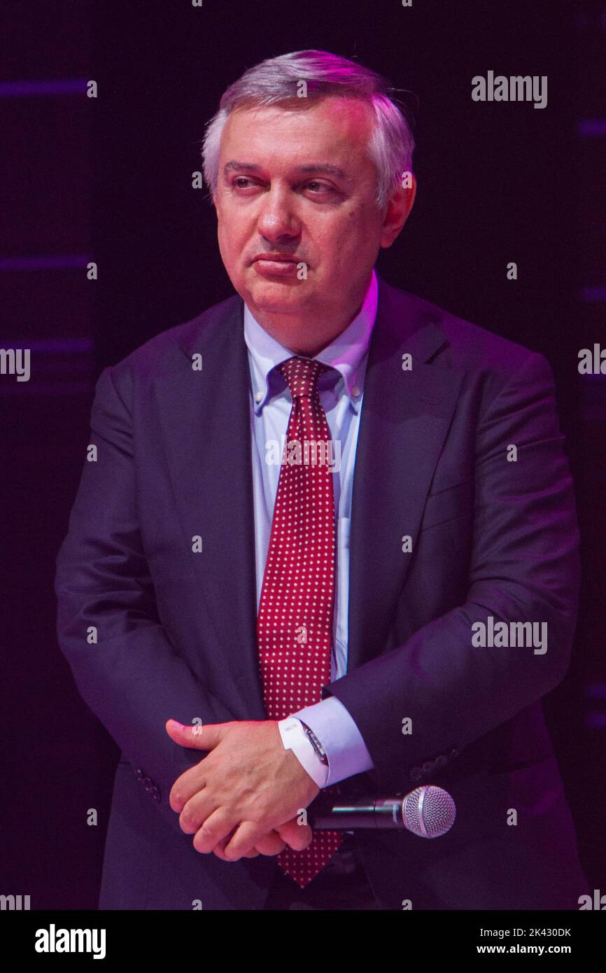 Torino, Italy. 29th September 2022. Italian journalist (editor in chief ...