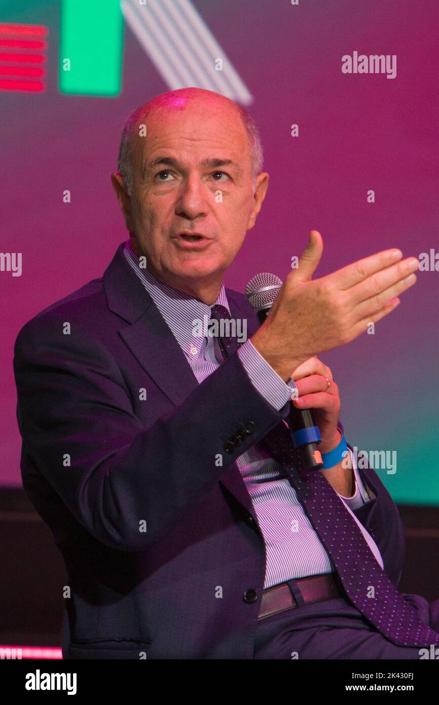 Torino, Italy. 29th September 2022. Italian manager and banker Corrado ...