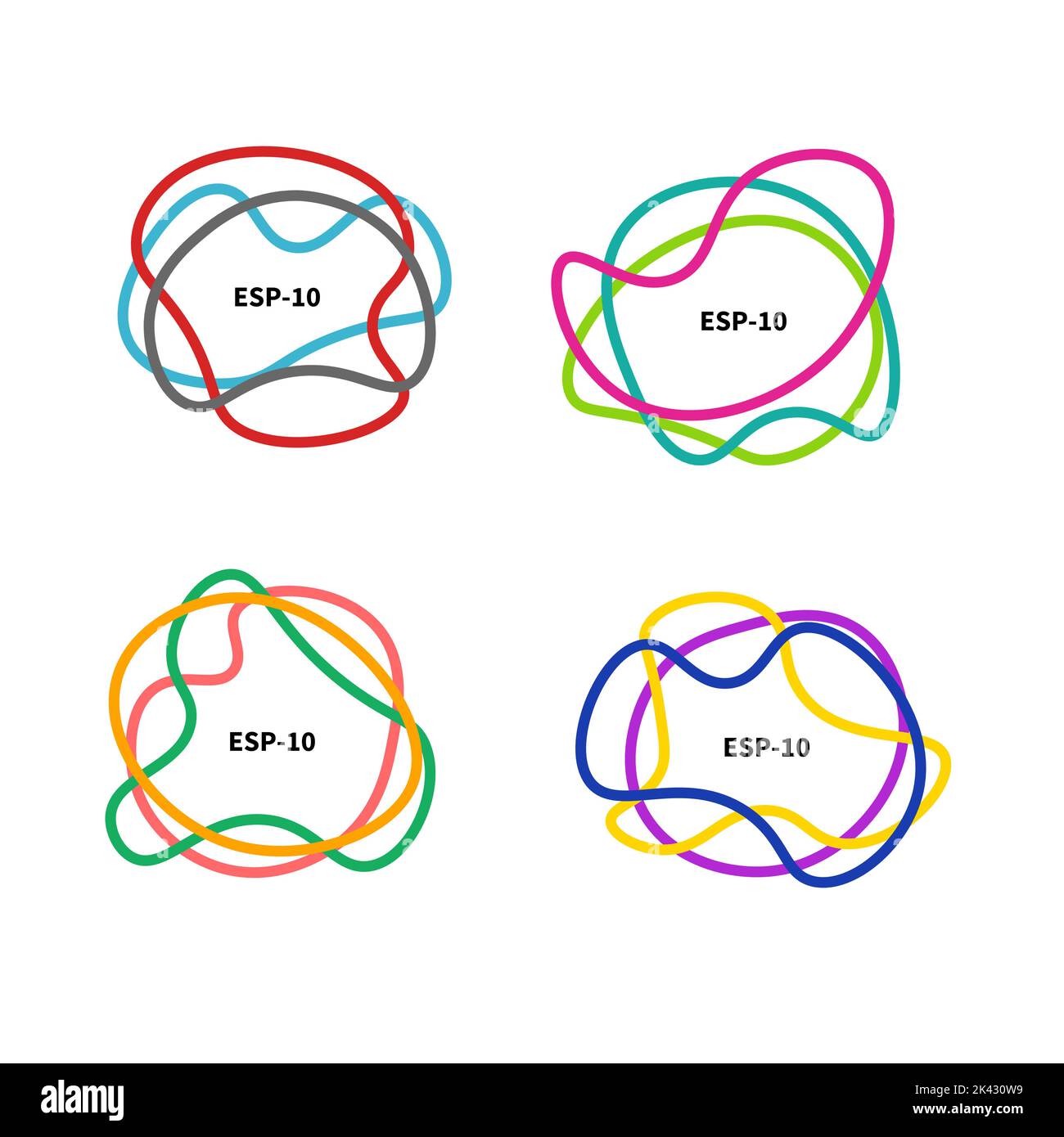 Organic shape, abstract frame, geometric border. Dynamic shape, minimal ...