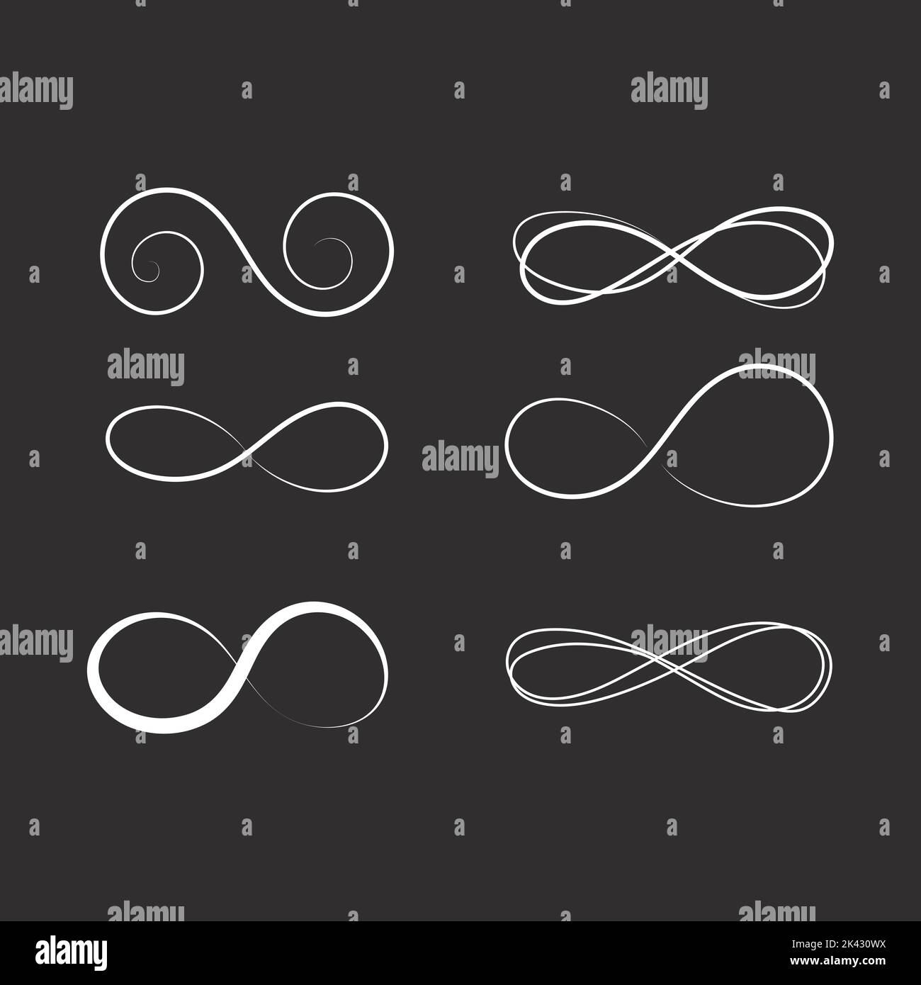 Infinity sign, symbol, logo. Infinity concept, icon. Vector set ...