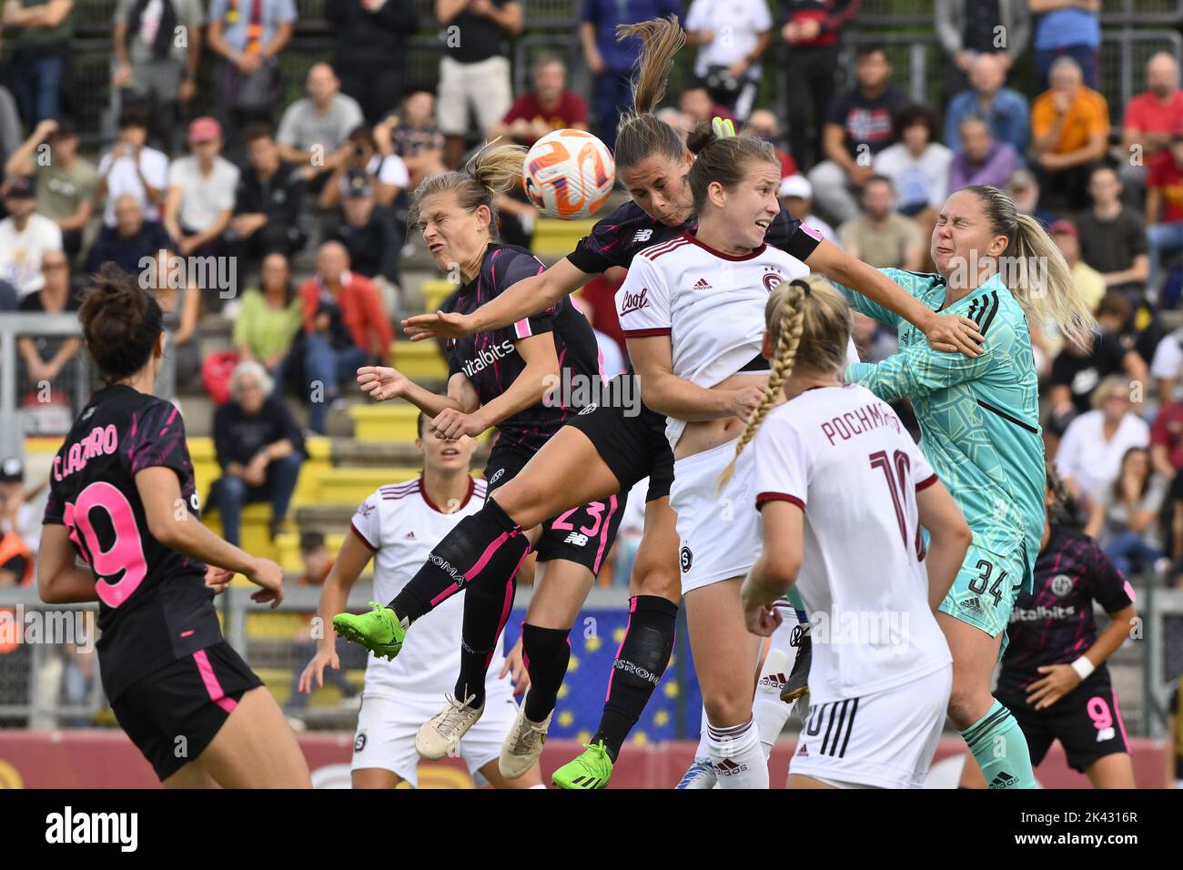Emilie Bosshard Haavi of A.S. Roma during the UEFA Women's Champions ...