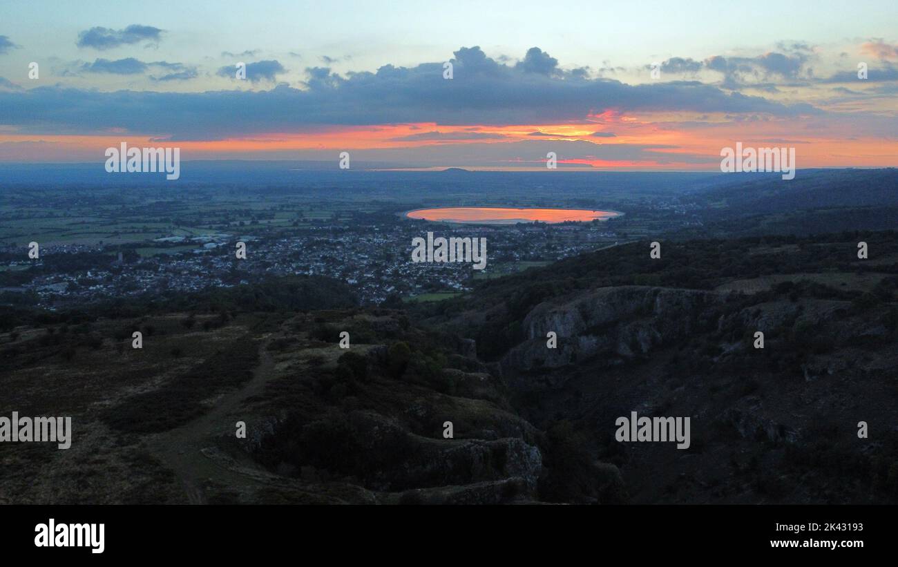 Cheddar gorge aerial hi-res stock photography and images - Alamy