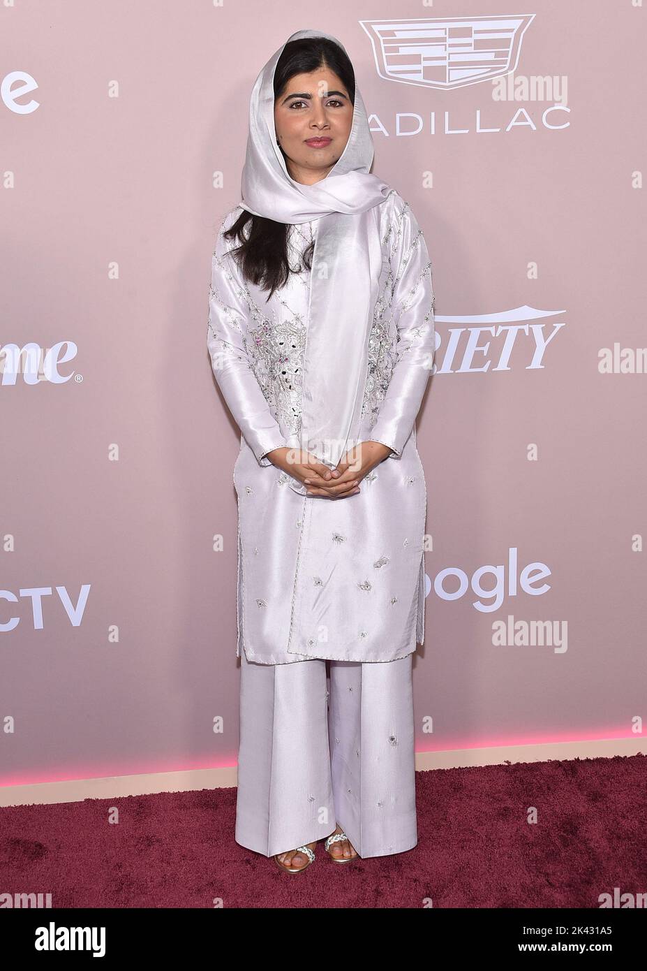 Beverly Hills, CA, US, September 28, 2022. Malala arriving to Variety's ...