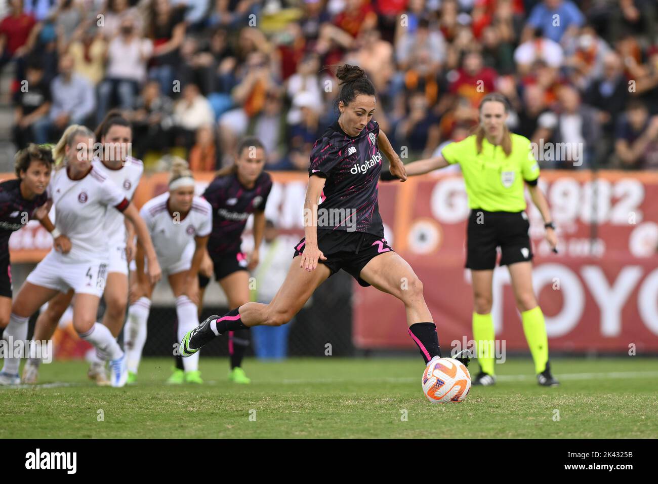 Paloma Lazaro of AS Roma Women during the UEFA Women's Champions League second qualifying round ...